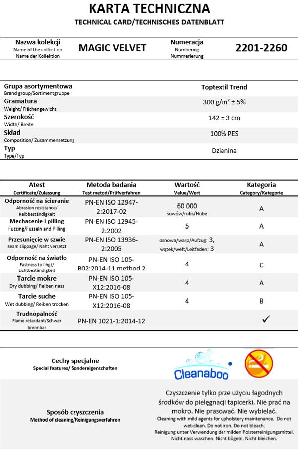 Kolekcja tkanin Magic Velvet | Gajda Home